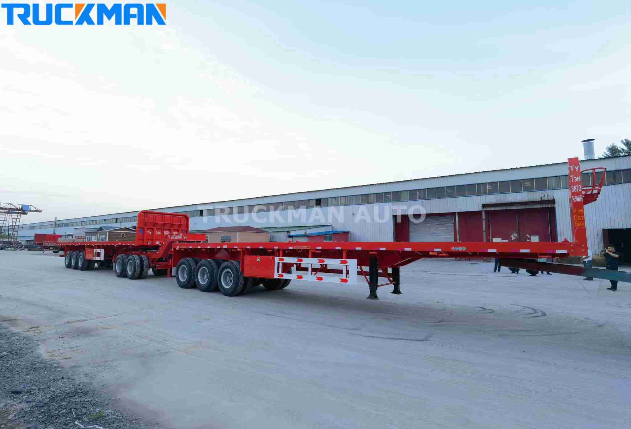 Interlink Container Flatbed Trailer For Mongolia Suppliers ...